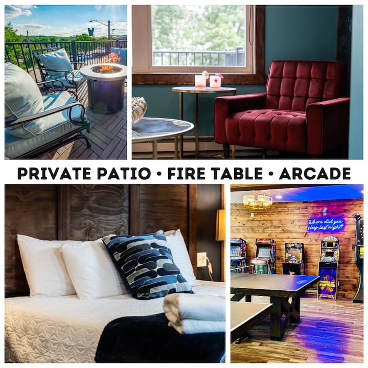 Rooftop & Game Room | Patio | Fireplace - Hastings, MN
