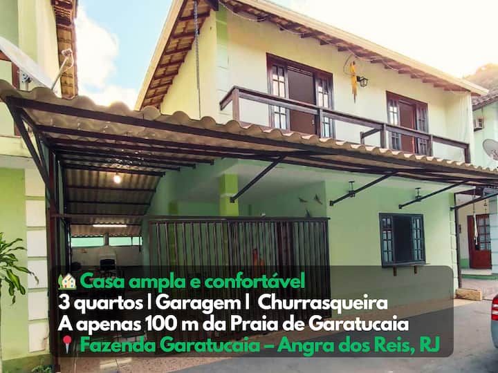 Casa 3 Qts Garagem Churrasqueira Garatucaia Rj - Angra dos Reis