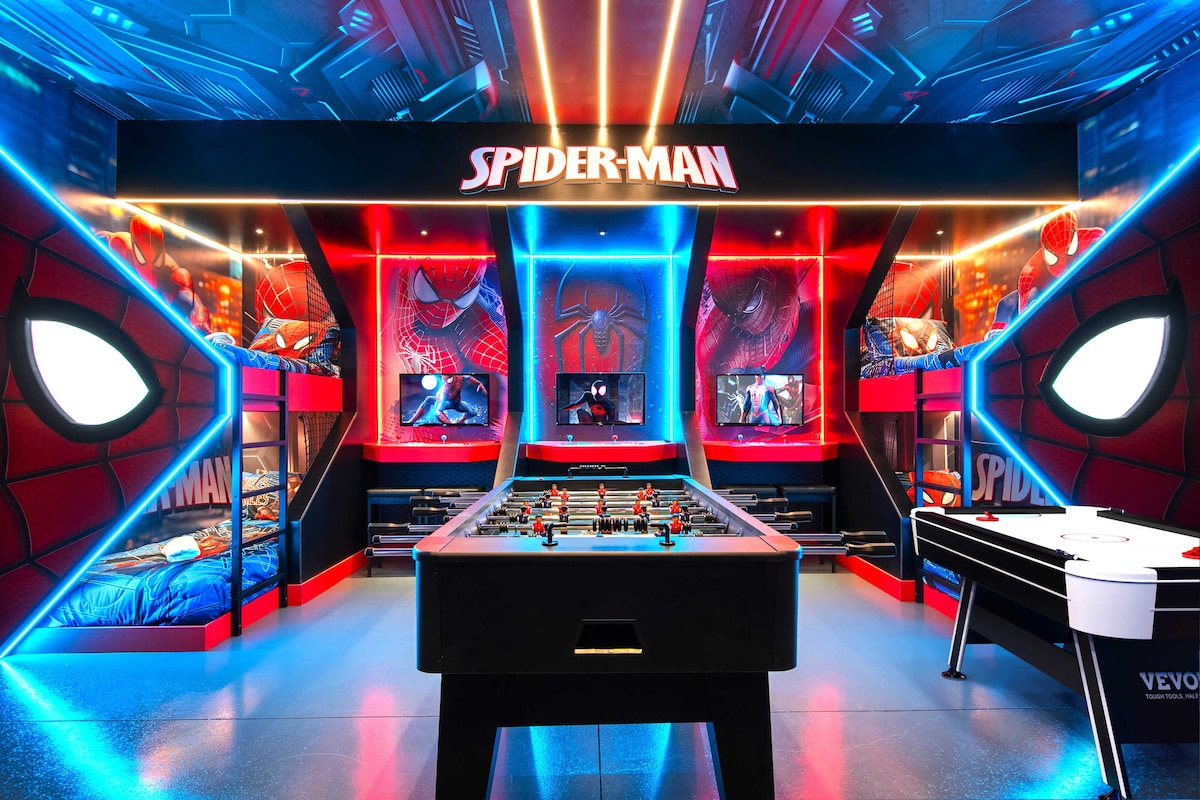 NEW1 Star Wars Suite & Epic Spider-Man Game Room - Houses for Rent in ...