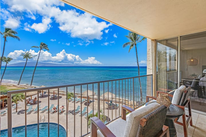 Oceanfront Relaxing Cozy Getaway-royal Kahana 312- - Maui