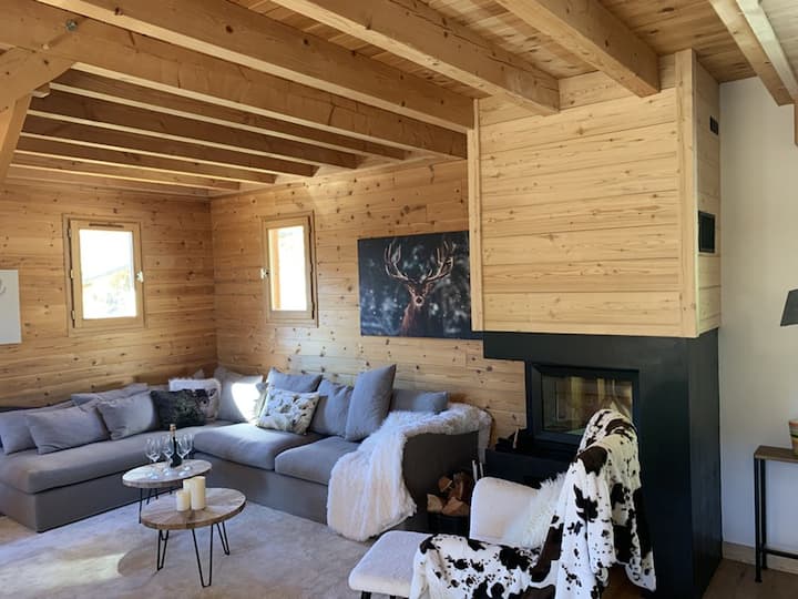 Chalet Cosy à Montgenèvre Avec Cheminée Et Wifi - Montgenèvre