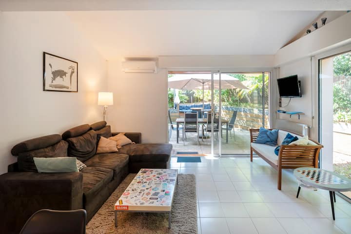 Maison Chaleureuse Avec Terrasse - Capbreton