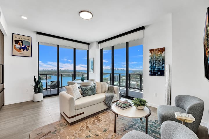 20th Floor - Chic 2bed, 2bath Oasis In Miami Beach - Miami Beach, FL