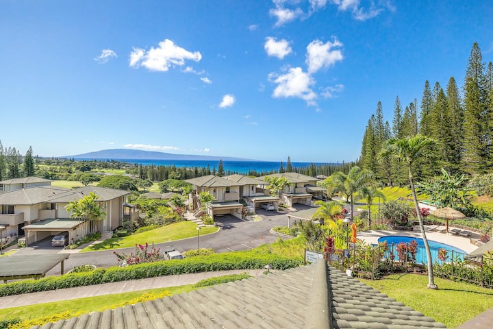 Panoramic Ocean View- Ac- Kapalua Golf Villa 21t8- - Kapalua, HI