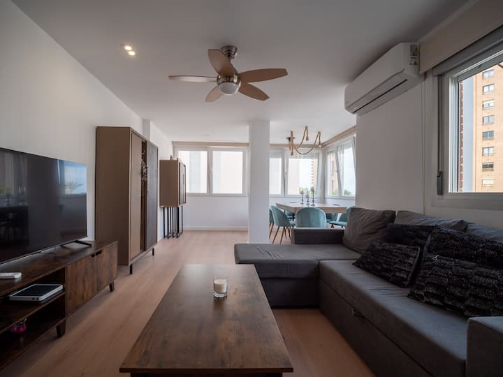 2br Ocean Ii Flat - Parking & 2’ To Levante Beach - Benidorm