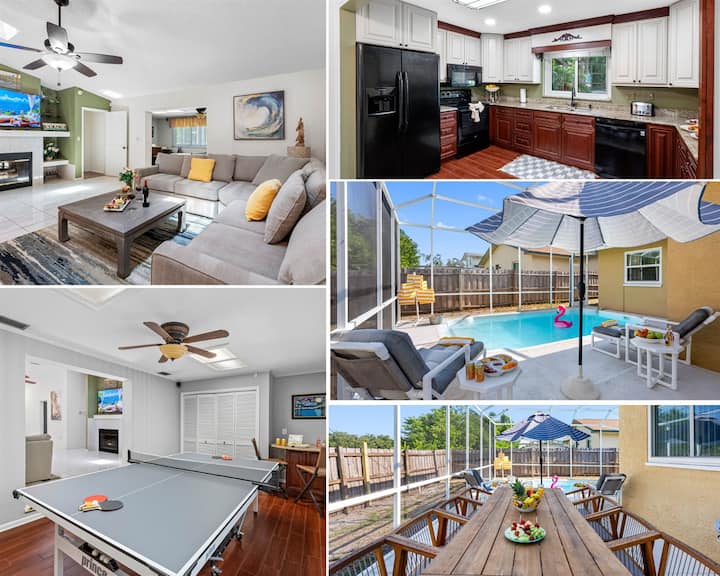 Stylish 4br Retreat W/ Pool – Comfort & Serenity - Clearwater, FL