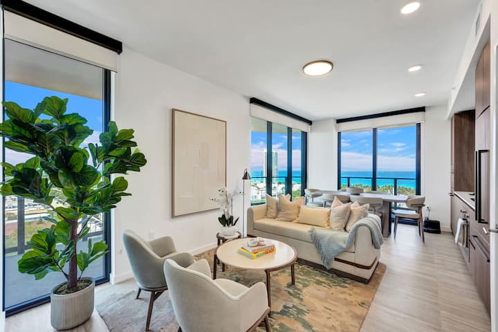 Endless Views From Elegant 4br Miami Beach Retreat - Miami Beach, FL