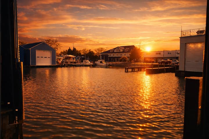 Waterfront Boathouse Getaway 5 Min. Cedar Point! - Sandusky, OH
