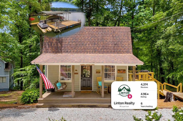 Carter's Cabin With Dock On Lake Hartwell - Lavonia, GA