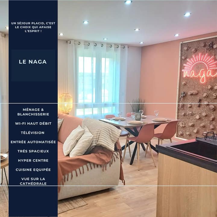 The Naga - Confortable Avec Vue Sur La Cathédrale - Beauvais