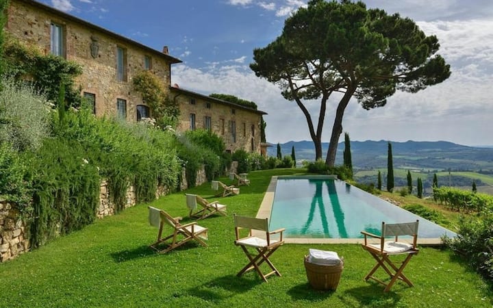 Historic Tuscany Country House In Vineyard, Pool - Siena
