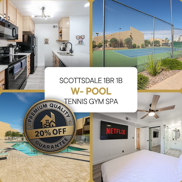 Scottsdale 1br/1b, Pool, Tennis, Great Location! - Scottsdale, AZ