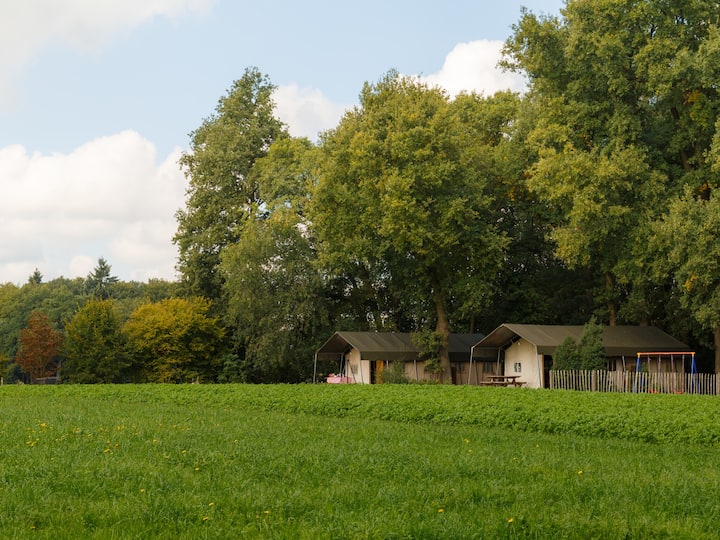 Atmospheric Tent Lodge With Dishwasher, In Twente - Haaksbergen