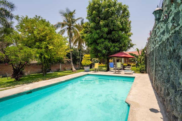 Vacation House With Pool | Temixco, 2 Bedrooms - Xochitepec