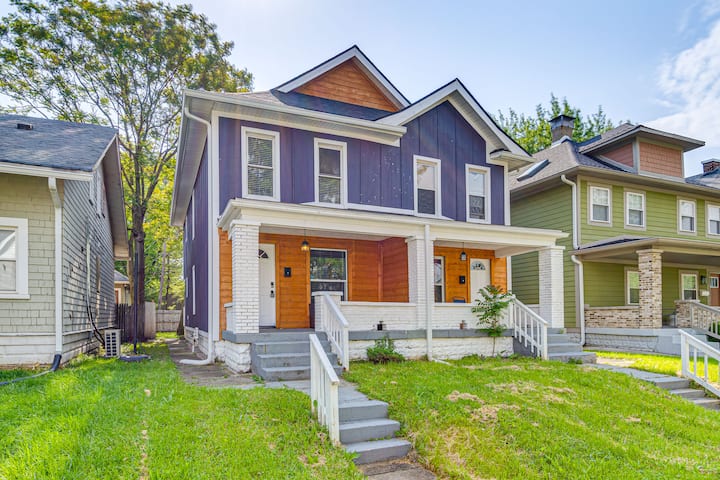 2 Mi To Mass Ave: Convenient Townhome W/ Yard! - University Heights – Indianapolis
