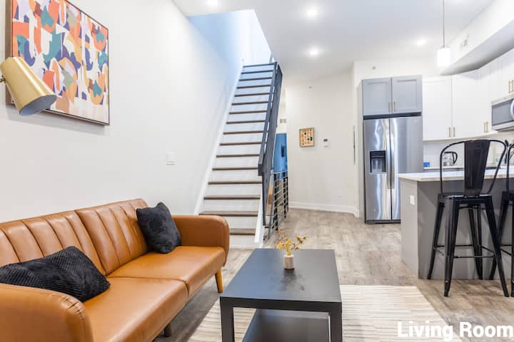 Cozy Central 3bd-3bath+wi-fi+w/d+sleeps8 - Philadelphia, PA