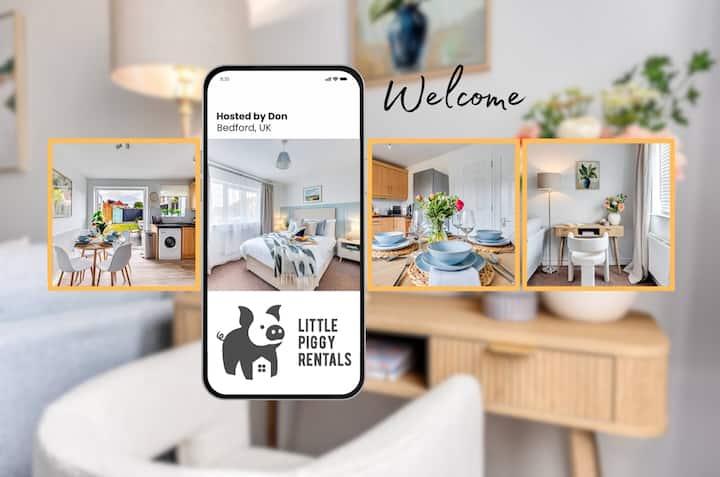 High-end Home W/ Ev Charger & Private Garden - Bedford