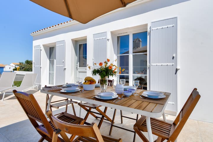 500 M De La Plage - Jardin - Maison Pour 6 - Barbâtre