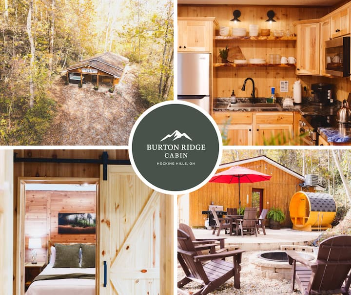 Burton Ridge Cabin  | Hot Tub & Sauna - Hocking Hills State Park, OH