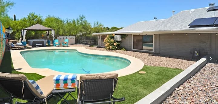 Charming 5br W/ Heated Pool/hot Tub/bbq/mtn Views - Tucson, AZ