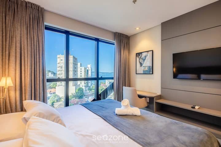 Sea View Studio Condo W/ Gym 280m Beach Mhfa0705 - Itapema