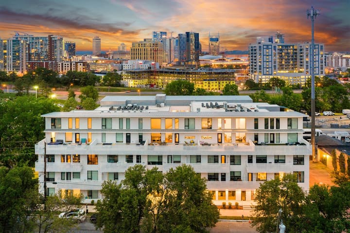 The Bradley @Music Row 10-minute Walk To The Gulch - 納什維爾