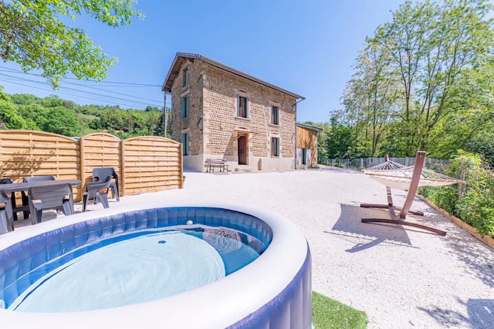 Le Gîte De La Passerelle - Avec Jacuzzi - Beaurepaire