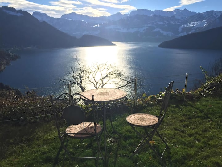 Ferienwohnung Mit Spektakulärer Berg Und Seesicht - Vitznau