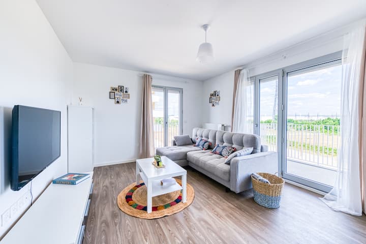 Les Doux Epis - Appt Proche Gare Rer - Cergy