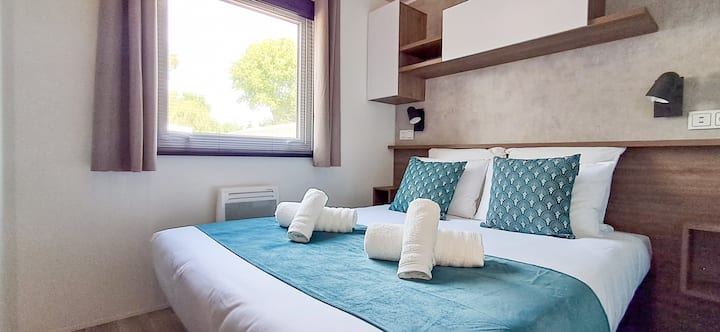 Belle : Mobil Home Neuf 6 Pers Linge Inclus -31s - Saint-Jean-de-Monts