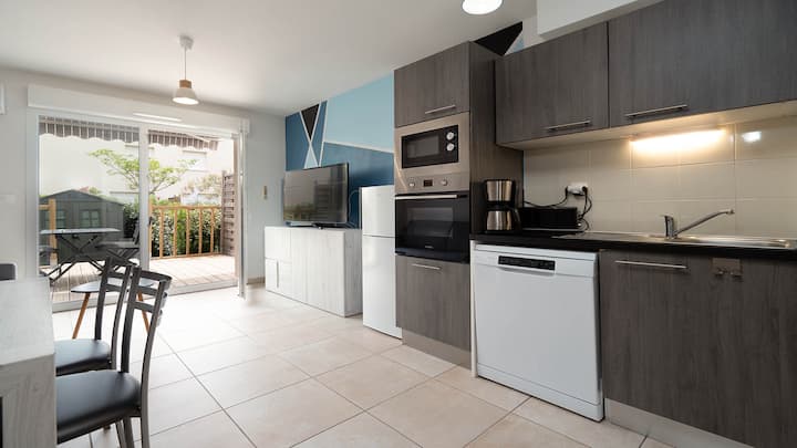 Villa 4 Pers Avec Jardin Dans Résidence Avec Pisci - Valras-Plage
