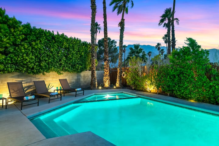 4br Heated Pool, Spa, Fire Pit, Boho Vibes - Palm Springs