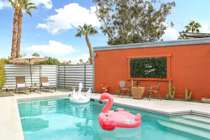 Private Pool, 4 Br, Hammock, Chic Desert Vibes - Palm Springs, CA