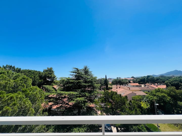 Appartement T2 Cabine - Balcon - Près De La Plage - Collioure