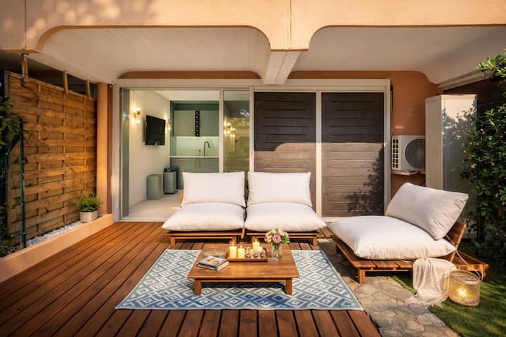 La Terrasse Tropézienne # Proche Mer - Jardin - Saint-Tropez