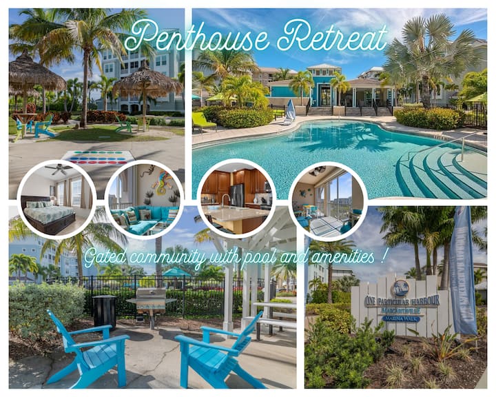 Penthouse Coastal Condo - 1 Mi To Ami Beach - 브레이든턴