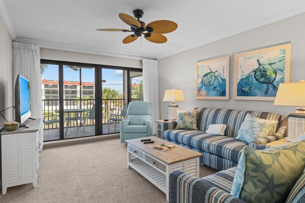 Escapada con vista al golfo en Pointe Santo, isla de 2 dormitorios ...