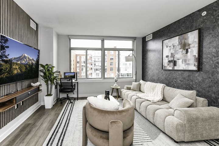 Sleek 2br Residence With Gym, Parking & Rooftop De - Arlington, VA