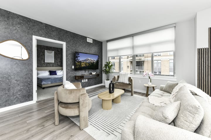 2br Urban Retreat | Gym, Prkng & Scenic Rooftop - Arlington, VA