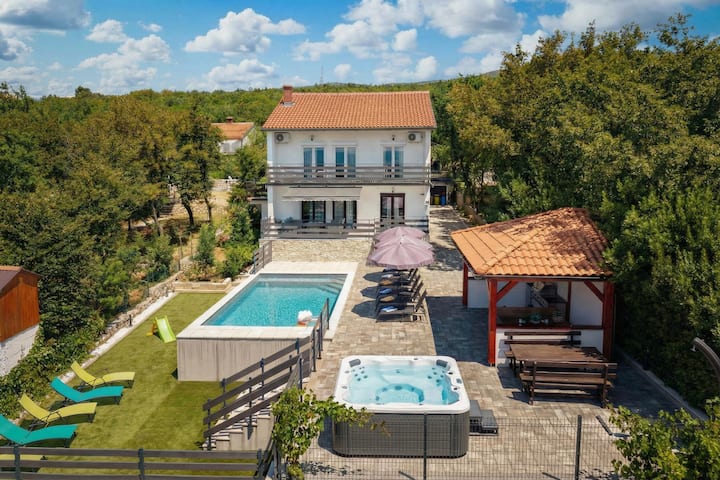 Villa Natali With Pool And Sea View - Kraljevica