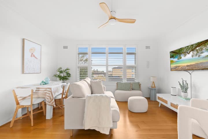 Bright 2-bed Flat With Balcony In Vaucluse - Bondi Beach