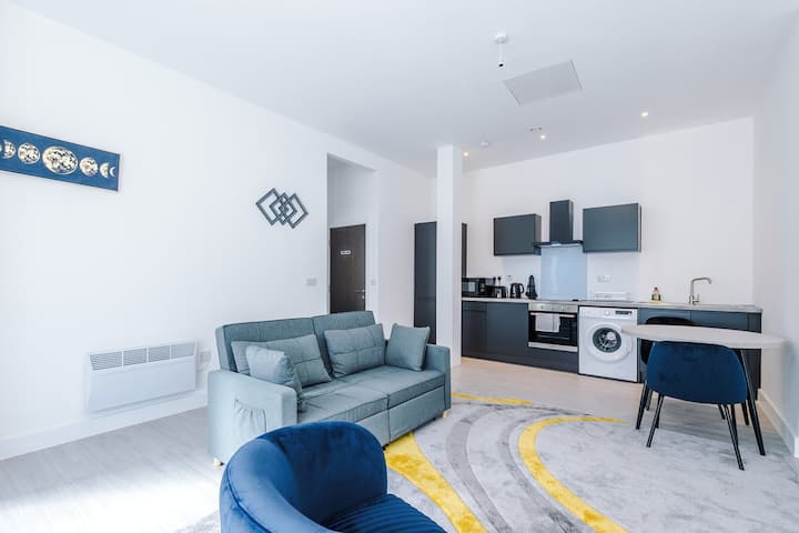 Modern 1br Apartment In Central Warrington - Warrington