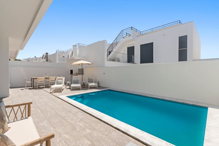 Modern Villa With Private Pool Near Baleal Beach - Peniche