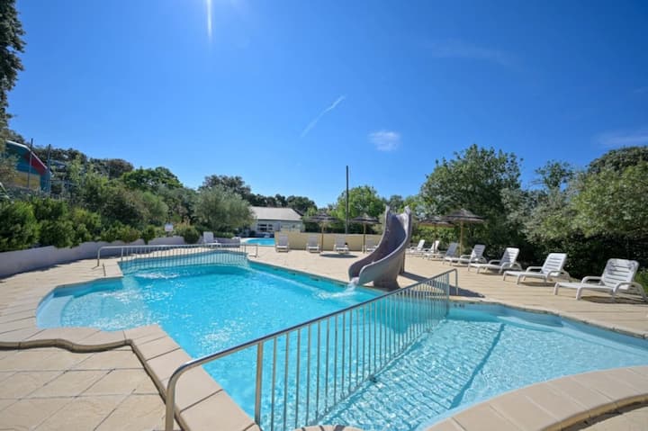 Zecamping 3* Mobil Home 26m² Piscine - Castries