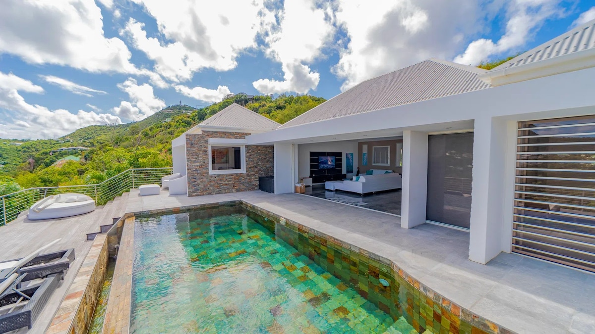Villa incroyable avec vue sur la baie - Villas à louer à Gustavia ...