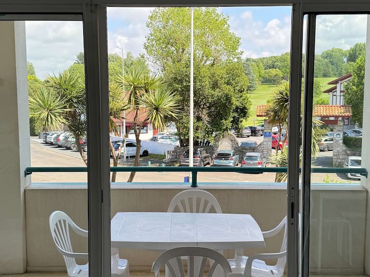 Studio Face Au Golf Avec Terrasse Et Parking - Saint-Jean-de-Luz