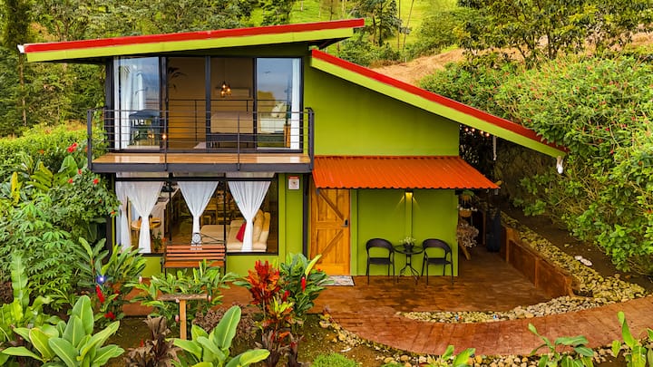 New La&nbsp;Fortuna Rainforest Cabin W Panoramic Views - Costa Rica
