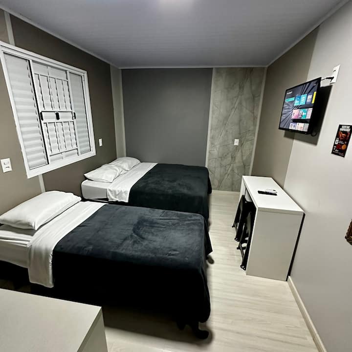 Loft Lux 11 Centro (Tv Smart, Ar Condicionado…) - Chapecó