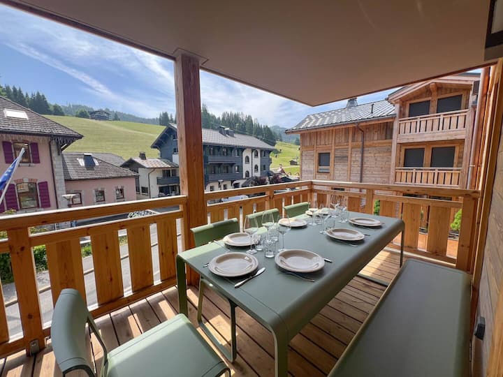 Appartement Spacieux Aux Gets, 4 Chambres, Sauna - Les Gets