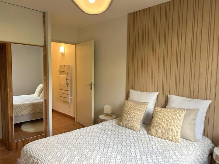 Appartement T2 Cosy & Moderne Avec Jardin Privatif - Castelnau-d'Estrétefonds